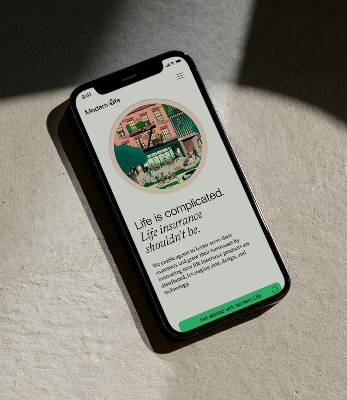 Modern Life’s visual identity puts a different spin on insurance