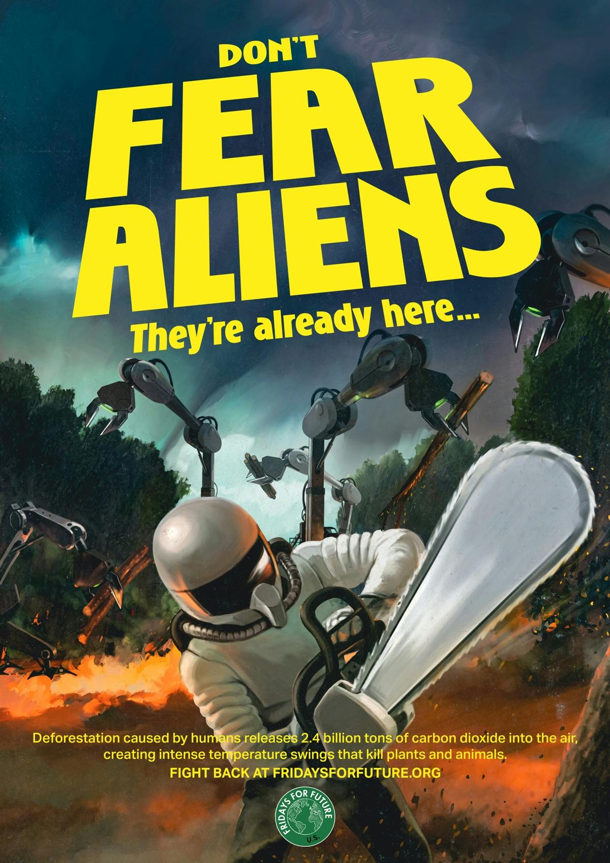 Aliens are among us in Fridays for Future’s new campaign