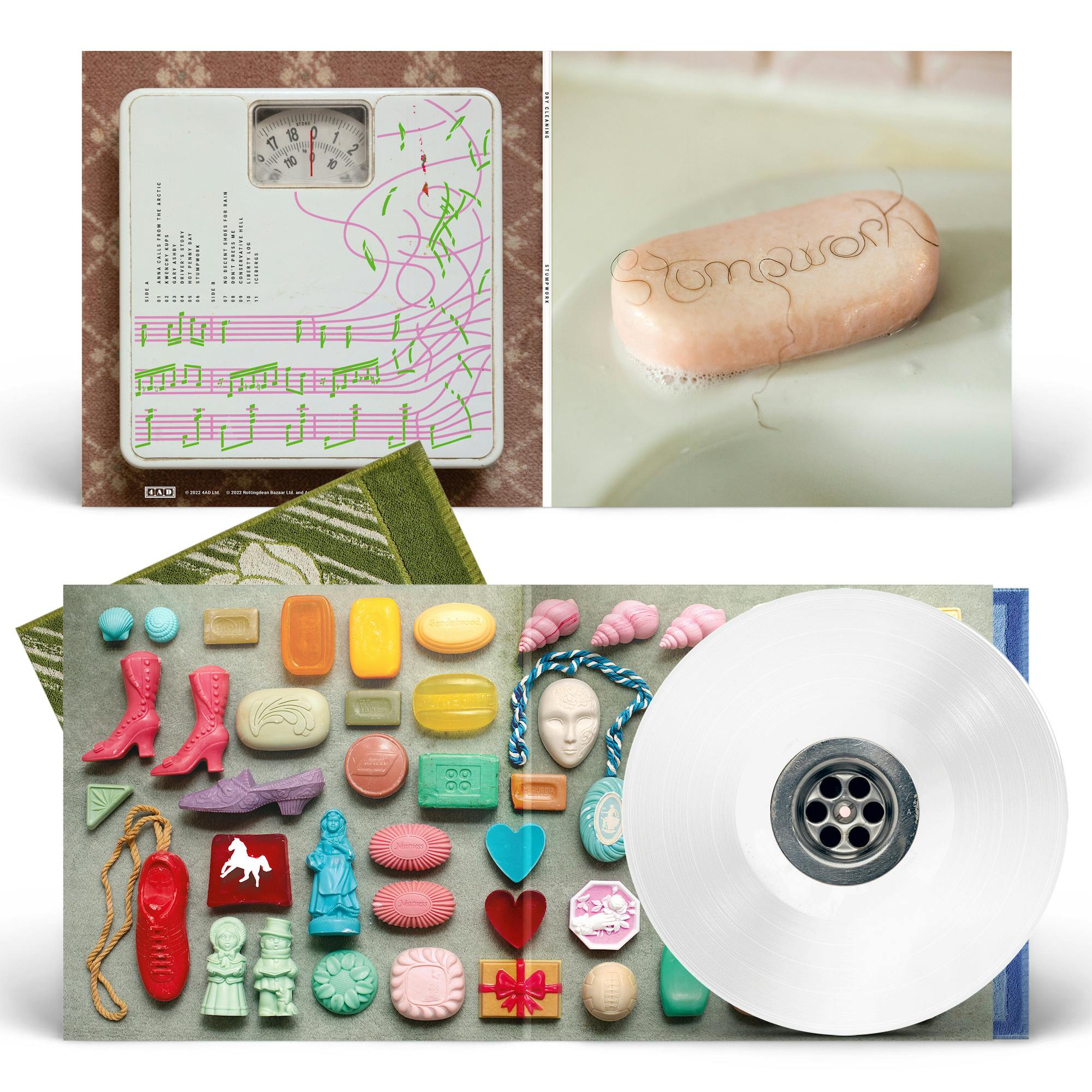 Rottingdean Bazaar and Annie Collinge create Dry Cleaning album artwork