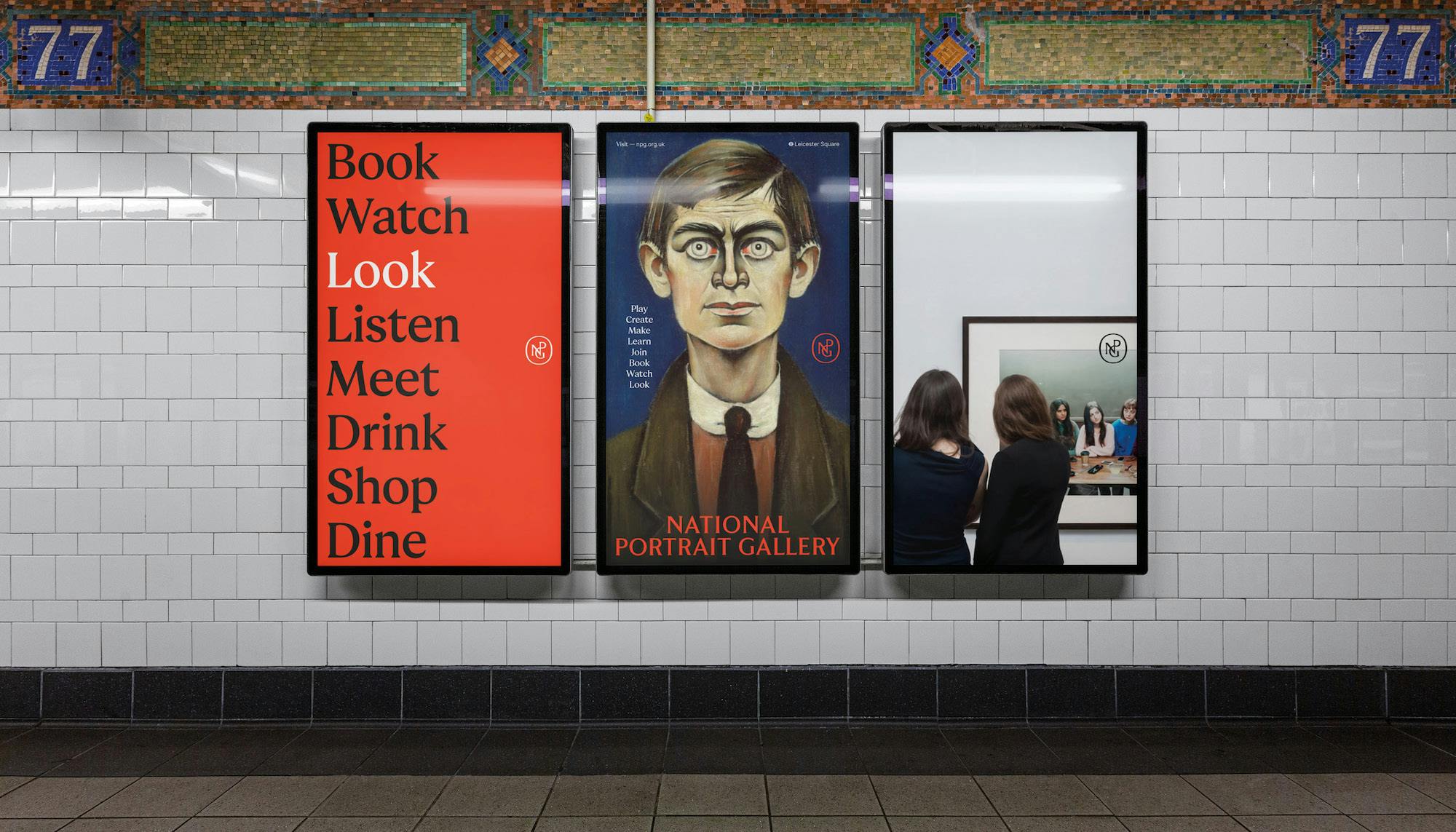 The National Portrait Gallery in London gets a brand facelift