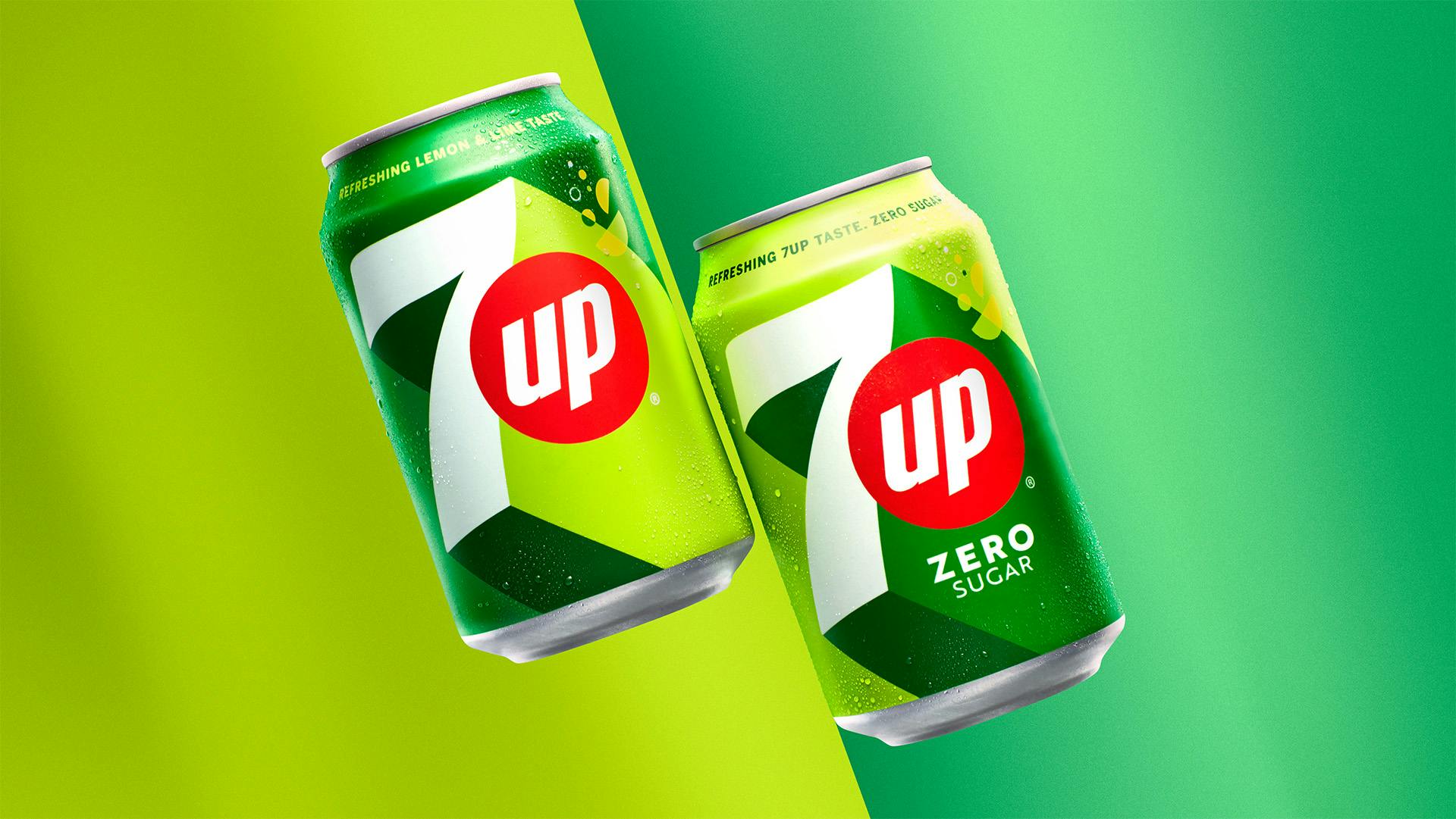 7UP doubles down on zingy palette in new design identity