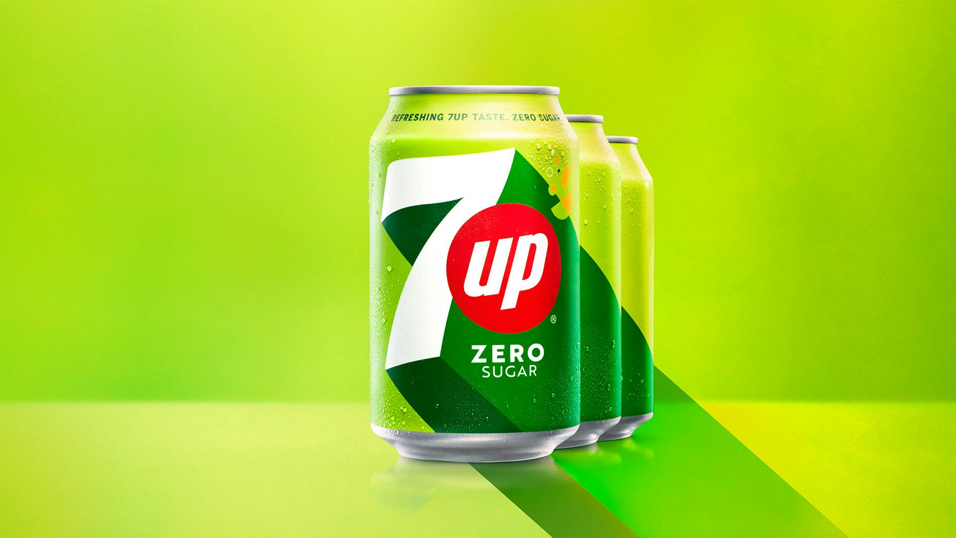 7UP doubles down on zingy palette in new design identity