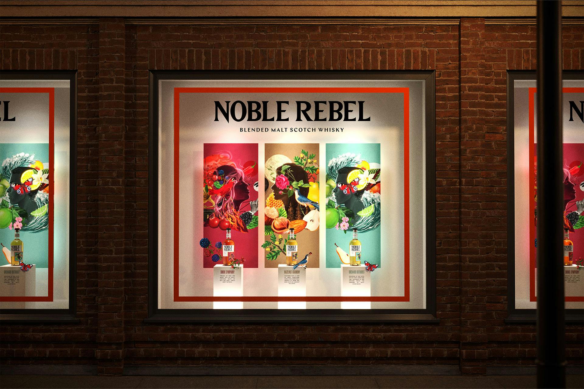 Thirst creates identity for new whisky brand Noble Rebel