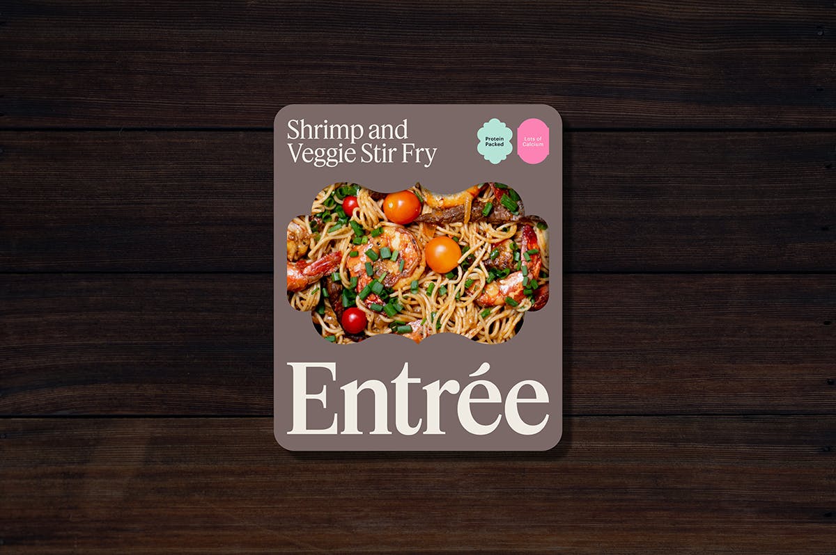 Entrée’s branding “leans into the idea of setting the table”