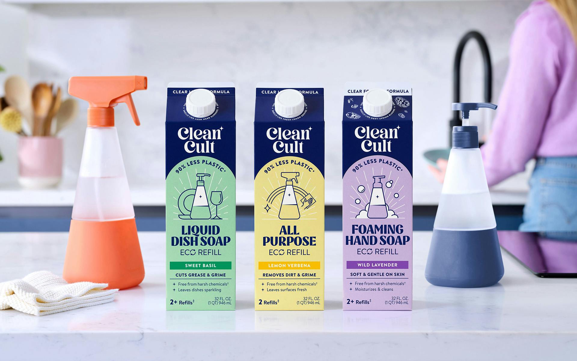 Cleancult’s new branding heroes the refillable