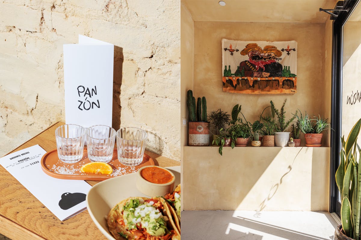 Panzón’s branding leans into the visual culture of Mexico City