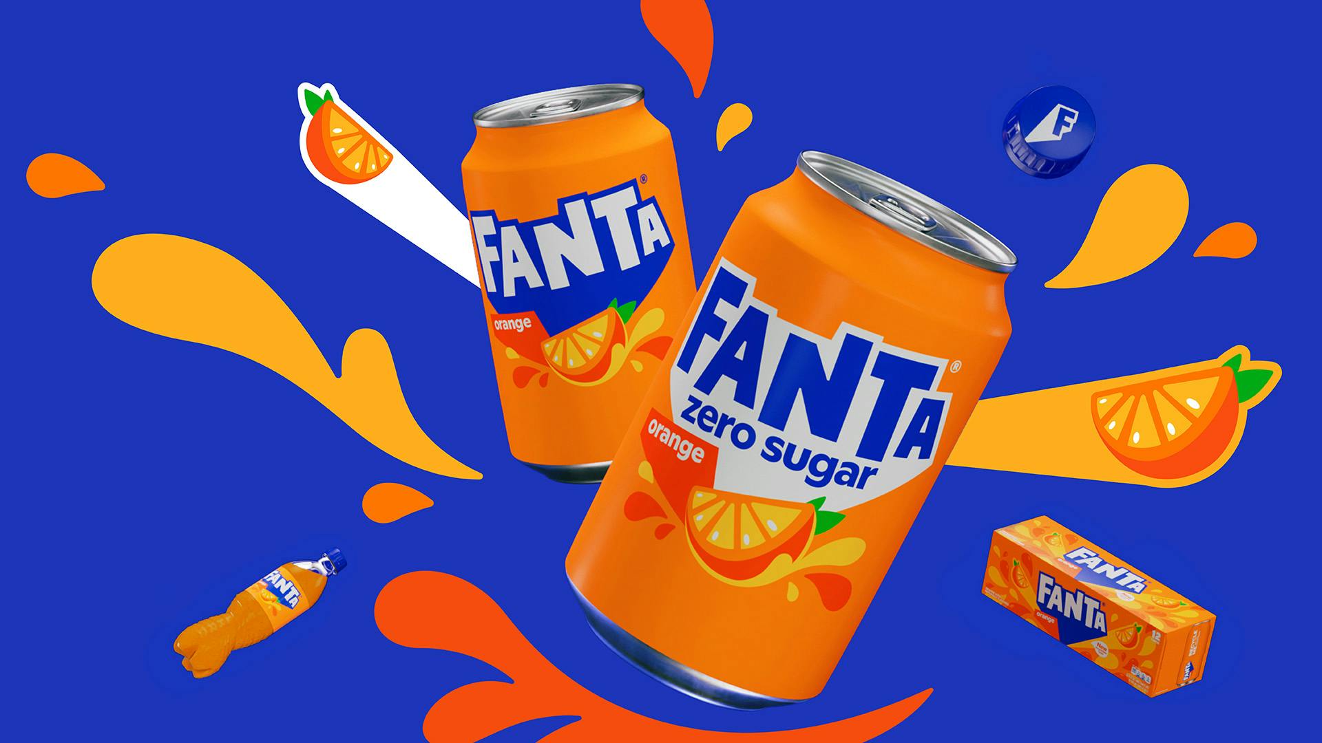 Fanta unveils bubbly global brand identity
