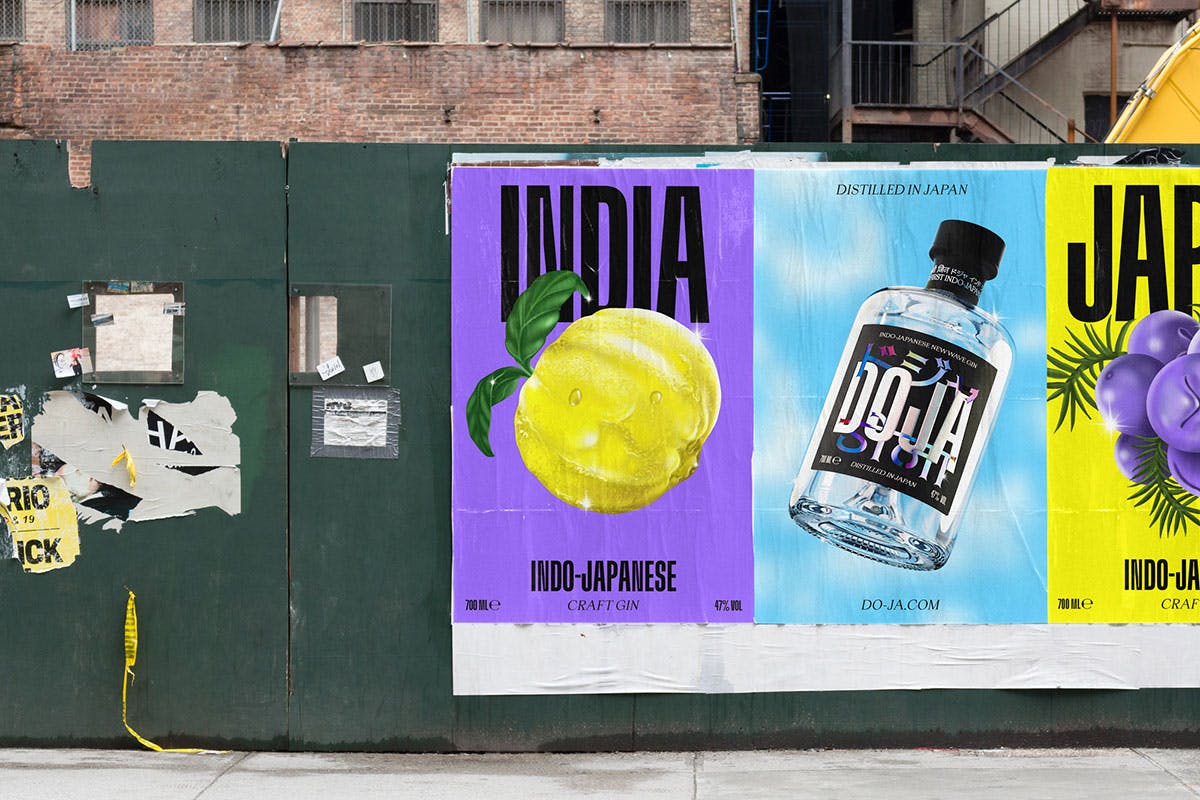 Doja: 2 cultures in 1 sip brand identity