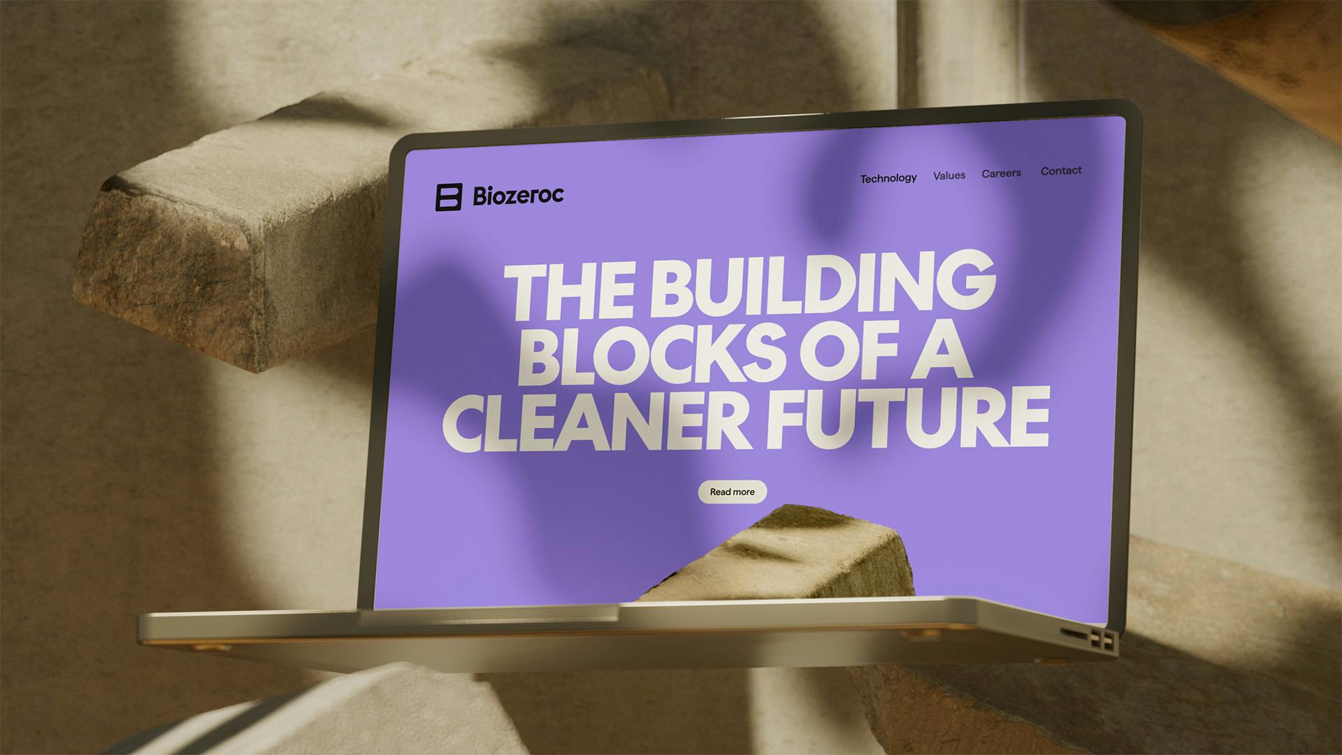 Biozeroc’s bold branding highlights its zero-carbon ethos