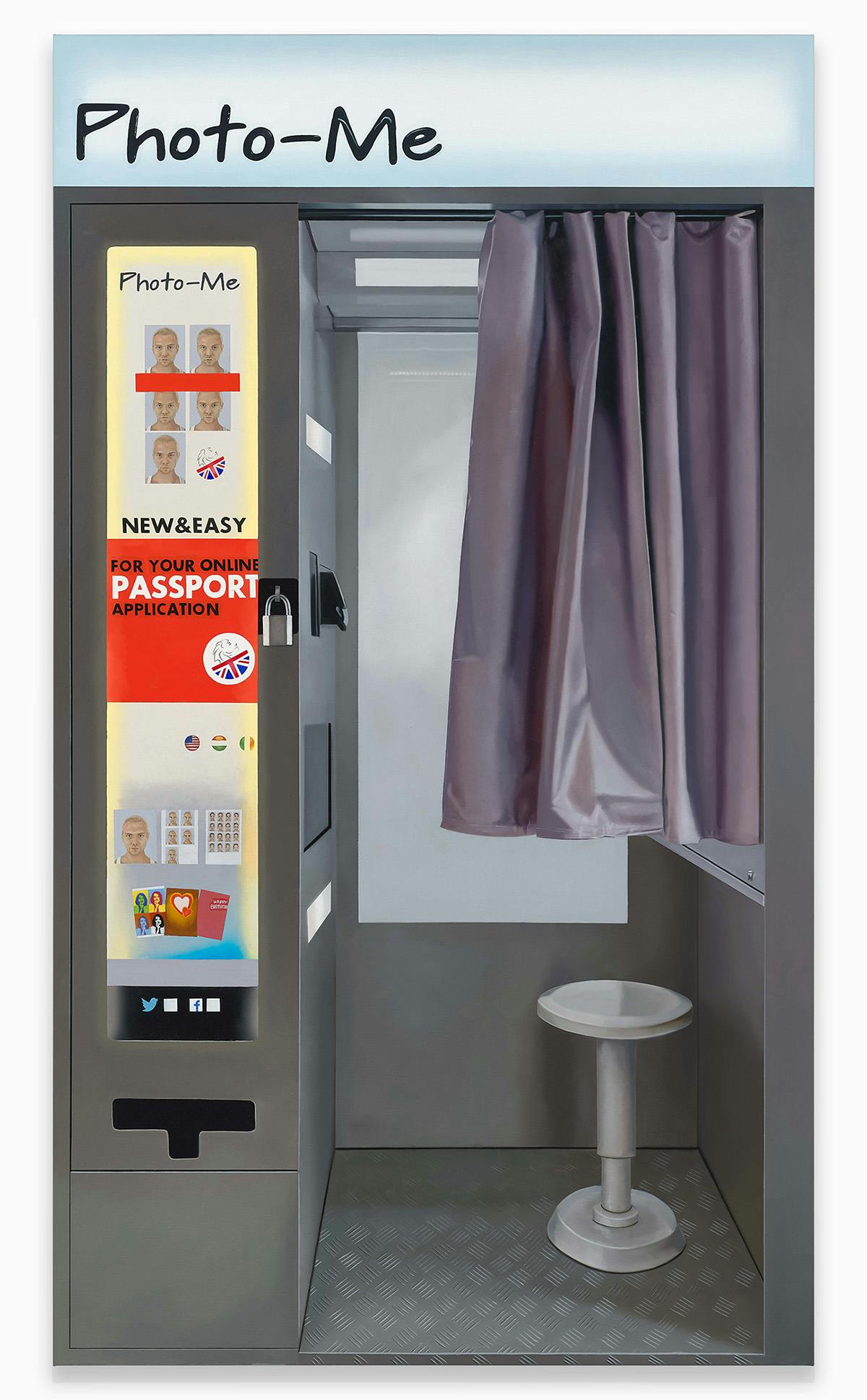 Callum Eaton’s photorealistic paintings of urban artefacts