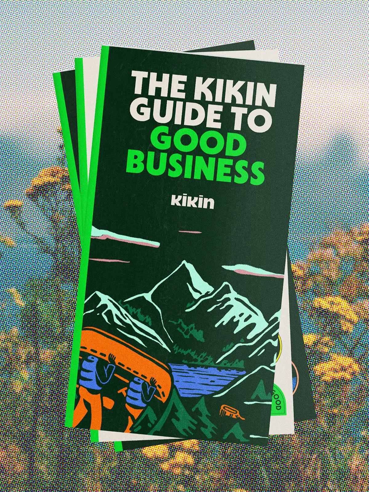 Kikin’s identity is inspired by the great outdoors