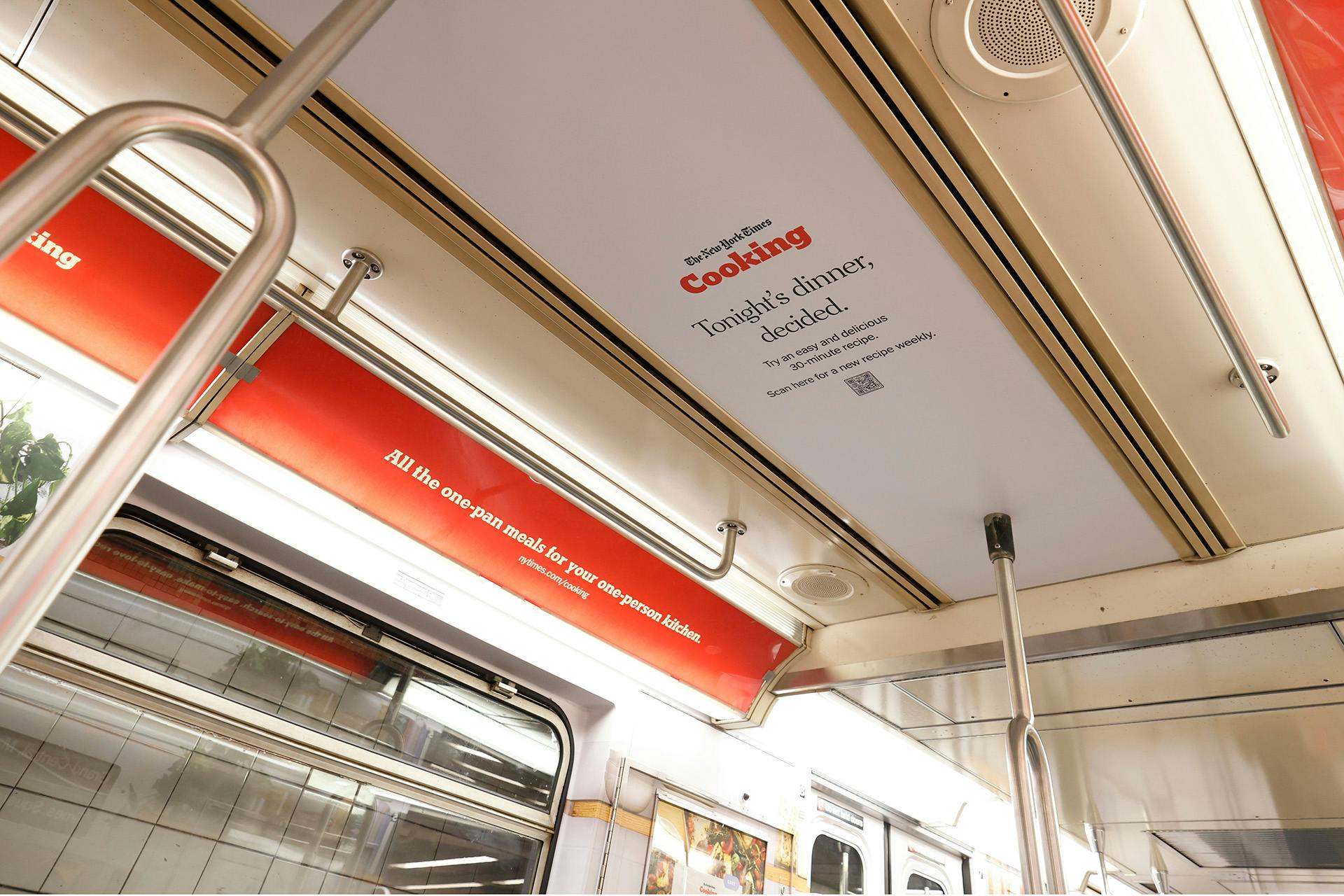 The New York Times takes over the subway