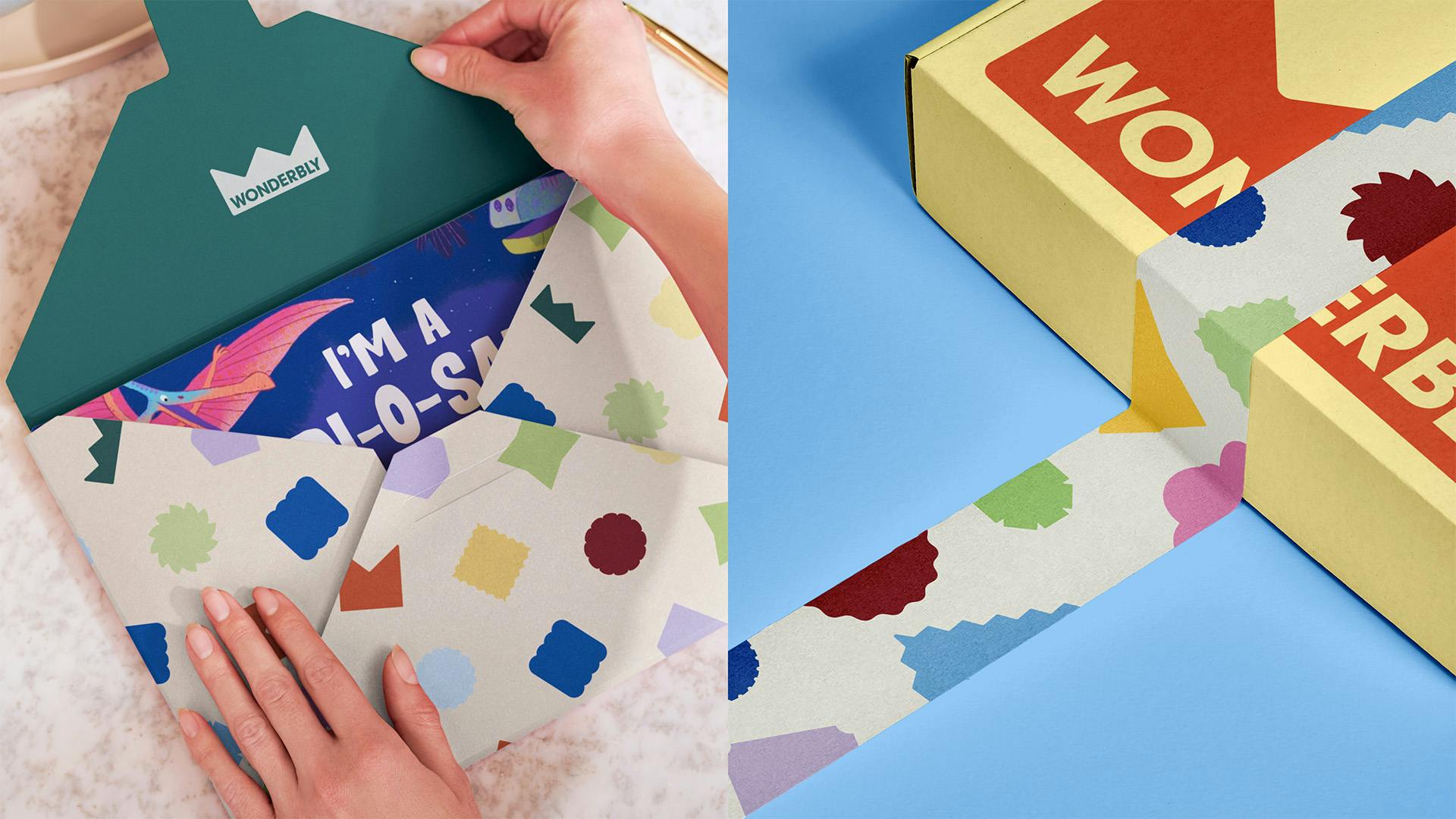 Wonderbly’s branding captures the joy of books