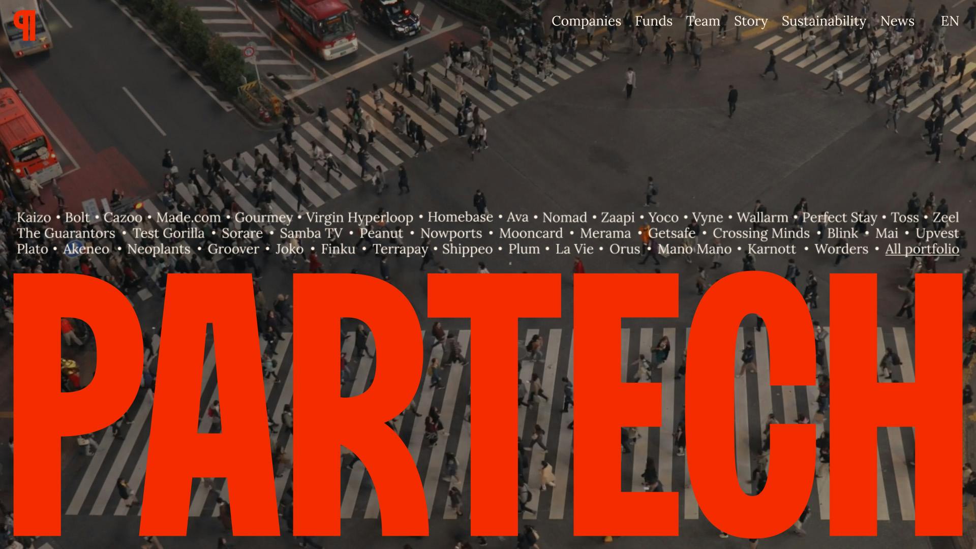 Partech’s branding is informed by New Wave cinema