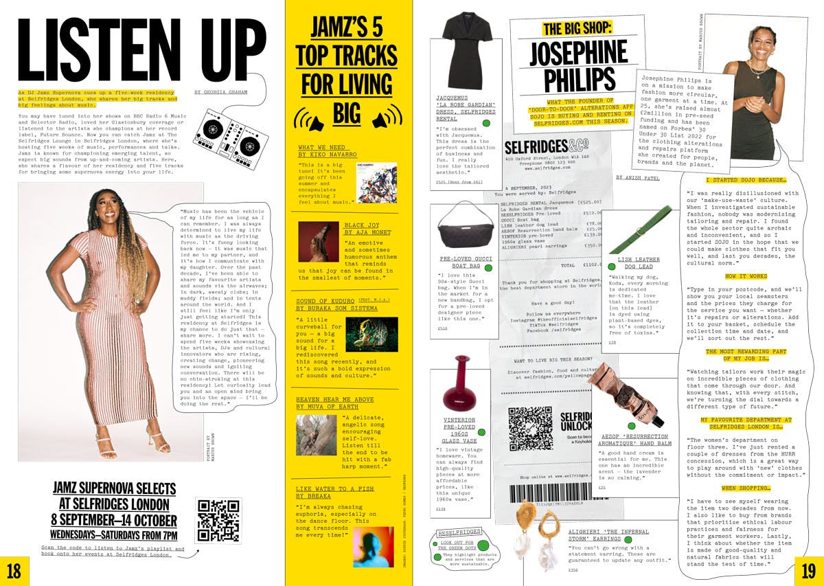 New Selfridges zine is designed to be a “directory of now”