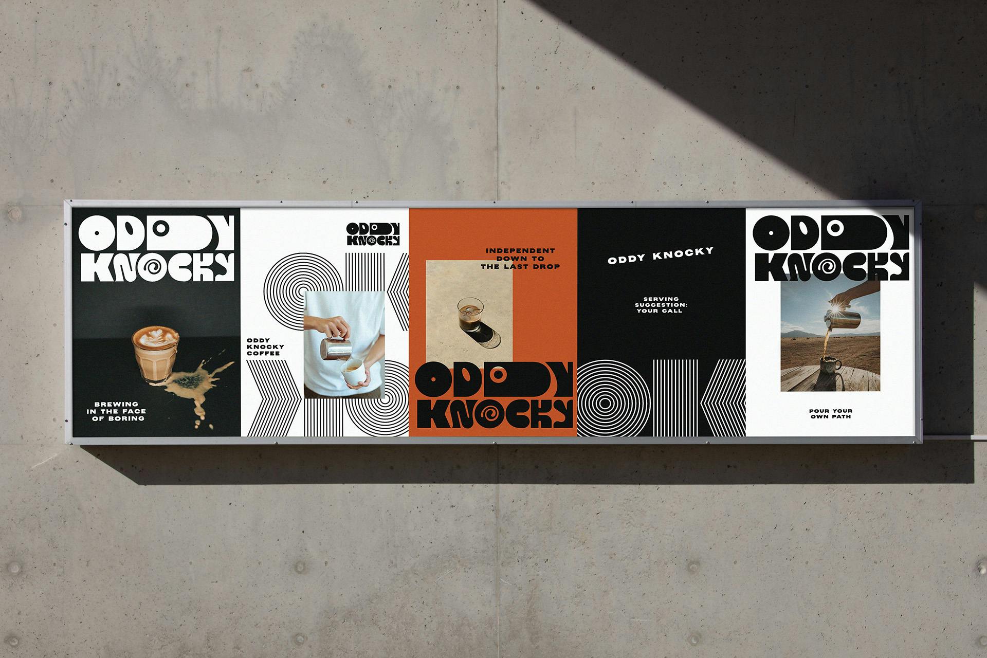 Oddy Knocky’s branding brings personality to the world of coffee
