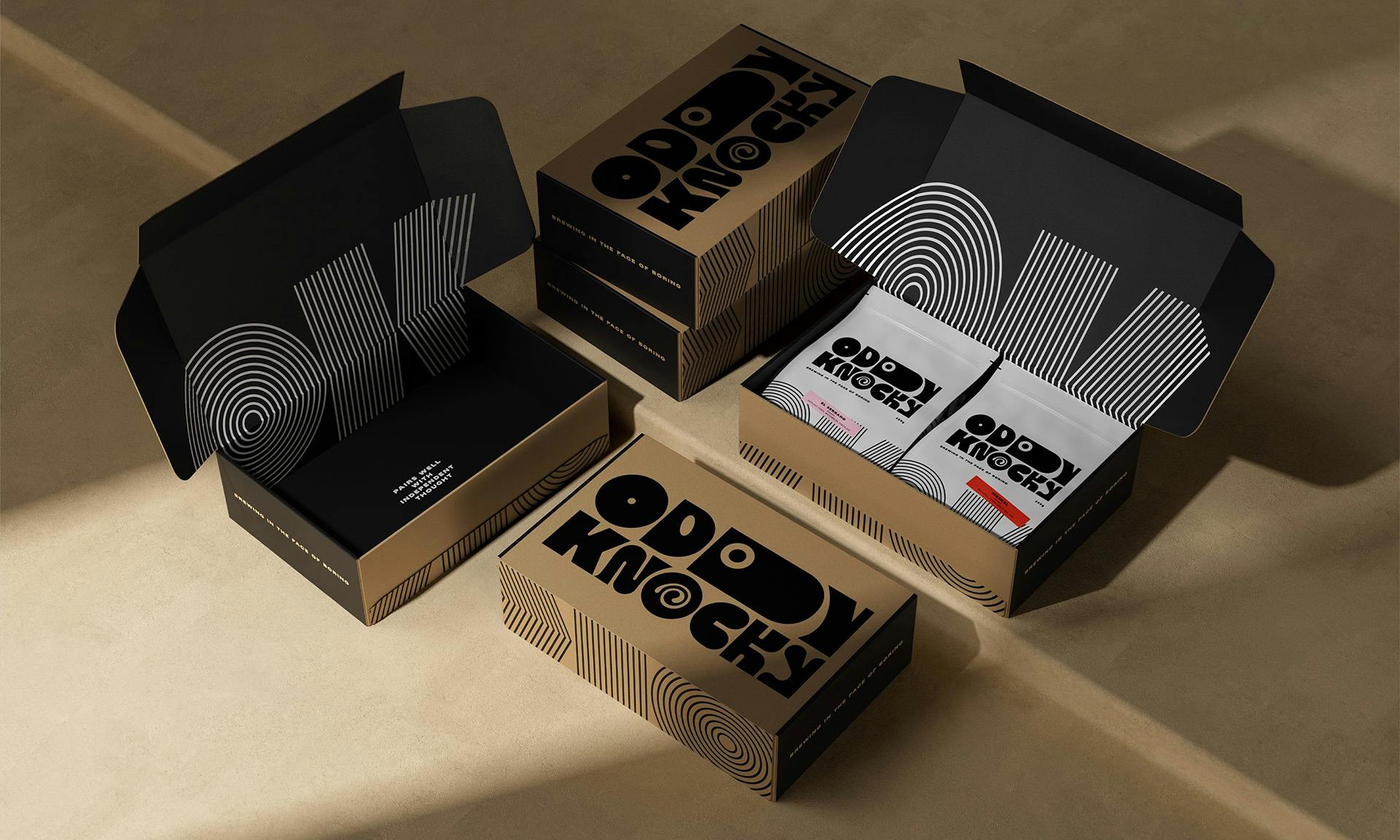 Oddy Knocky’s branding brings personality to the world of coffee