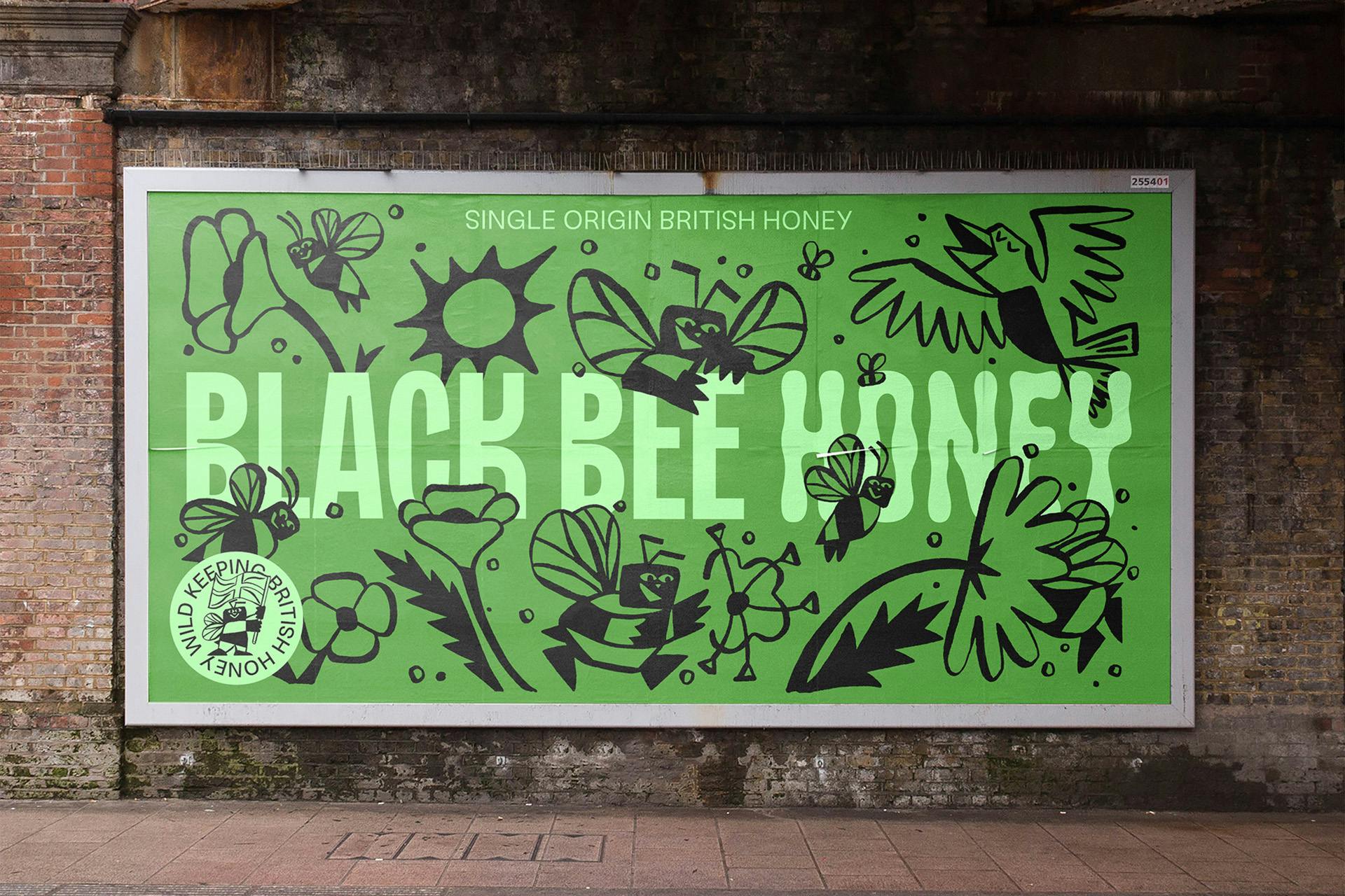 Omse champions British wildlife in identity for new honey brand