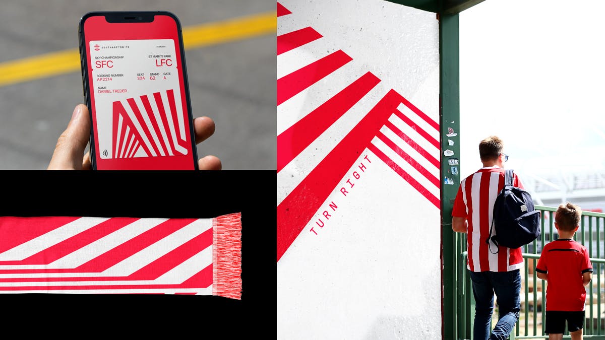 Southampton FC honours its stripes in new visual refresh