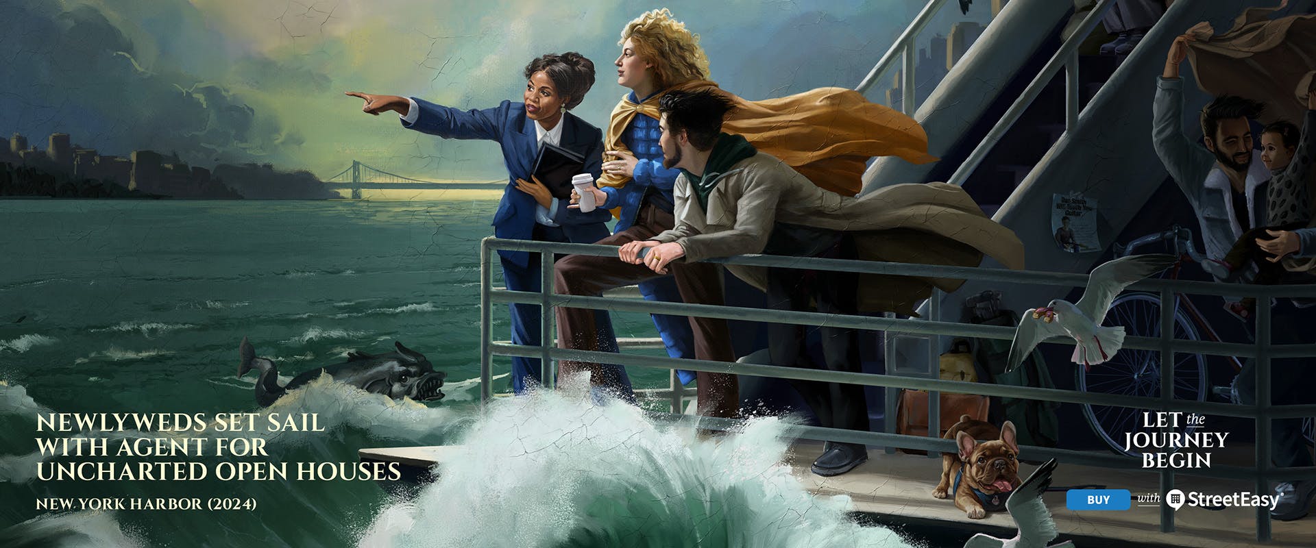 Real estate platform StreetEasy launches Renaissance style ads