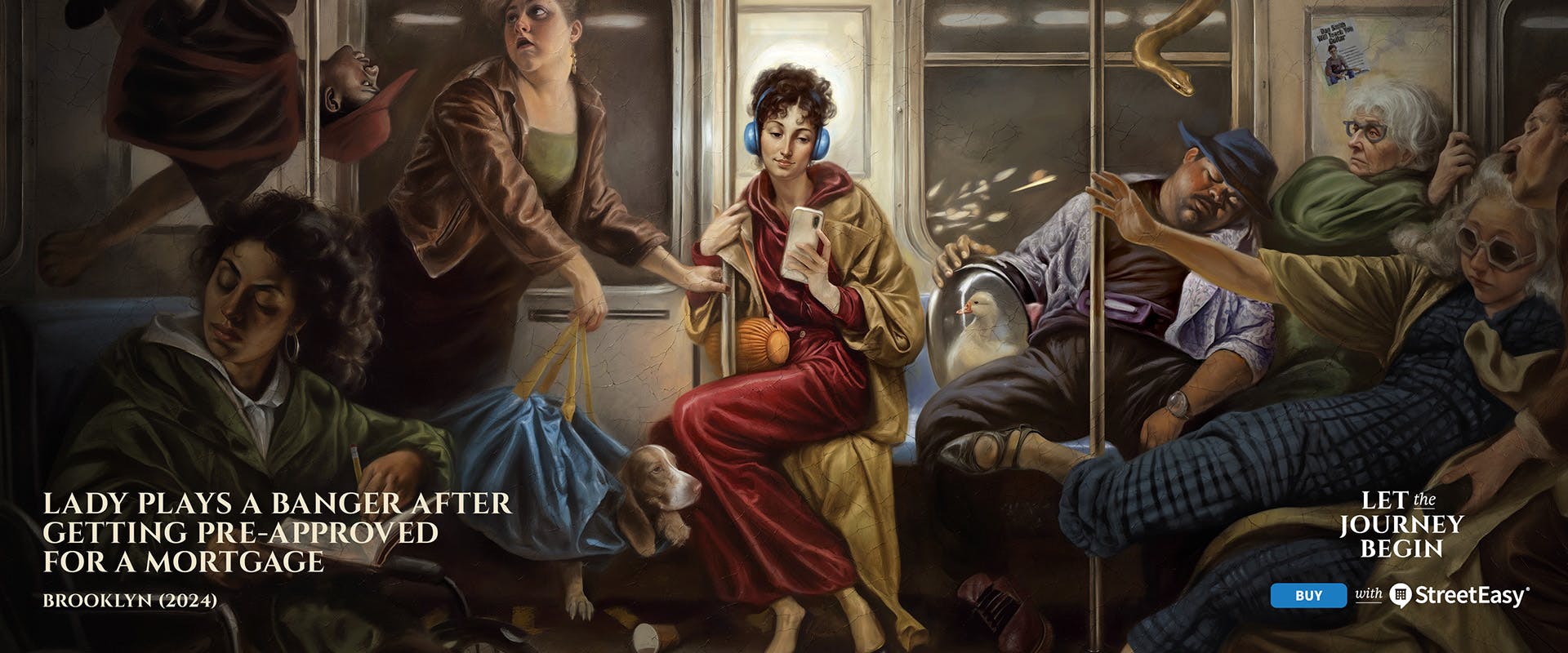 Real estate platform StreetEasy launches Renaissance style ads