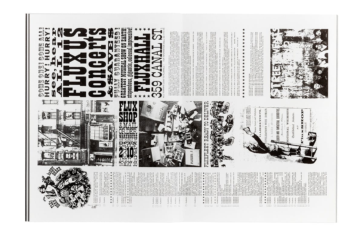 The Fluxus art collective’s irreverent approach to publishing