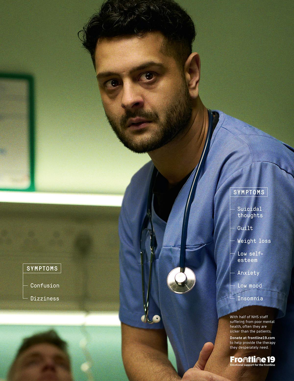 New campaign shows the NHS’ own mental health crisis