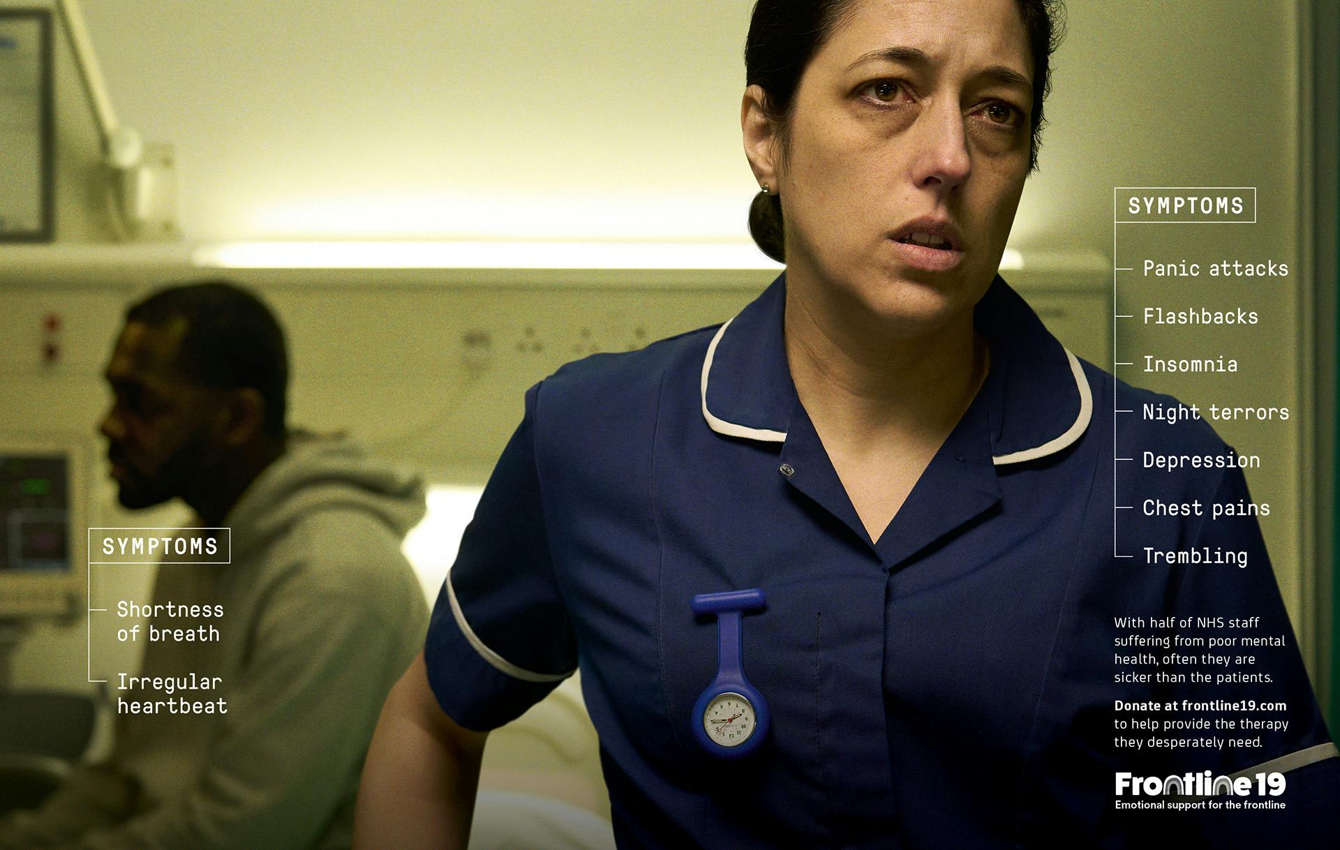New campaign shows the NHS’ own mental health crisis