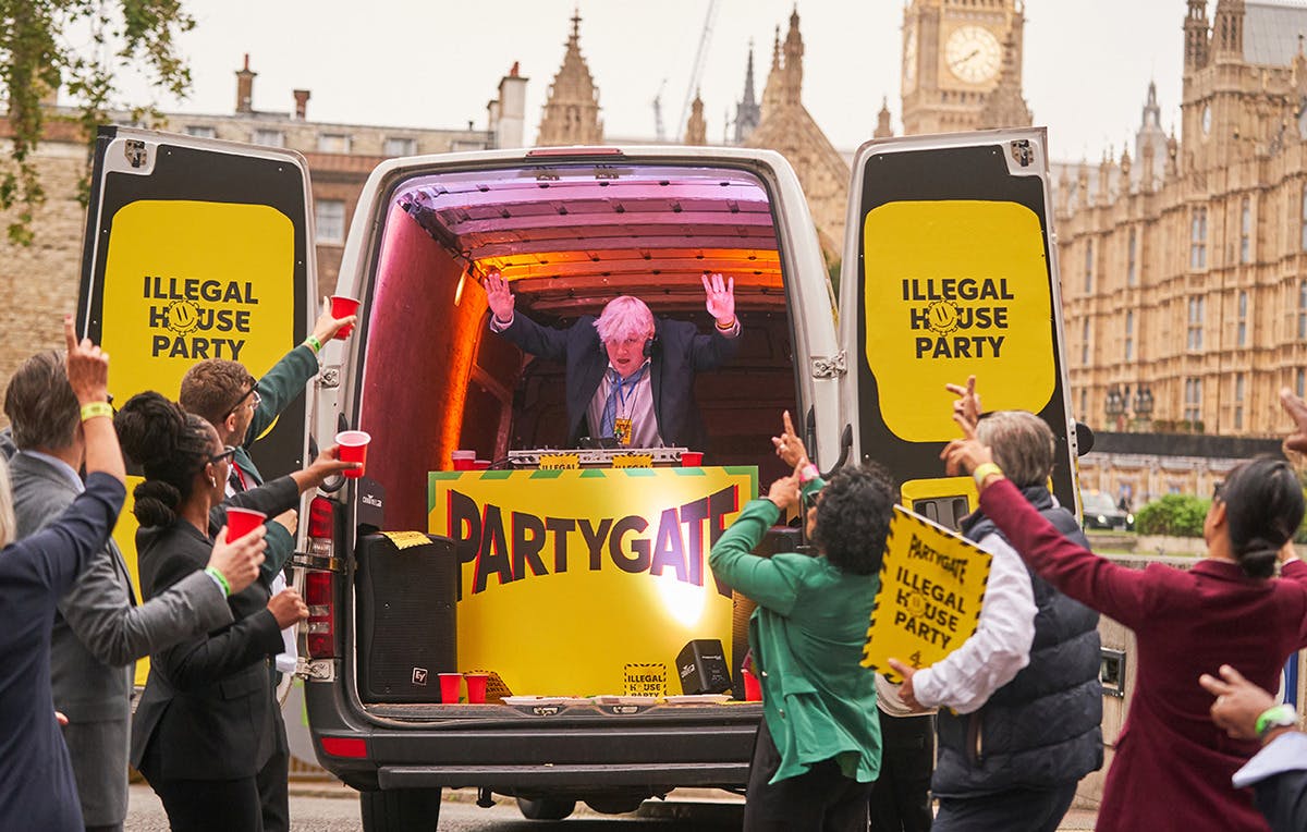 Channel 4: Partygate campaign
