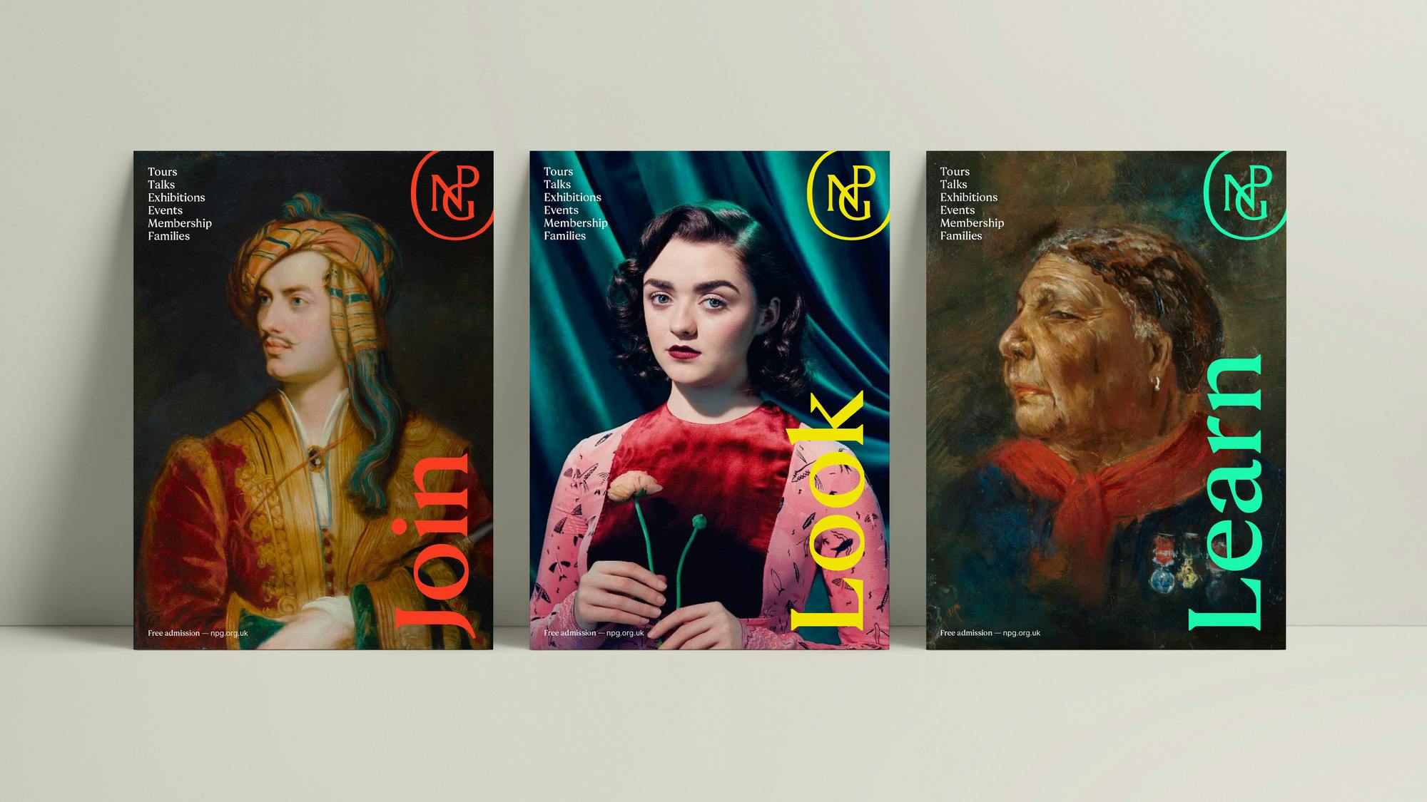 National Portrait Gallery brand identity