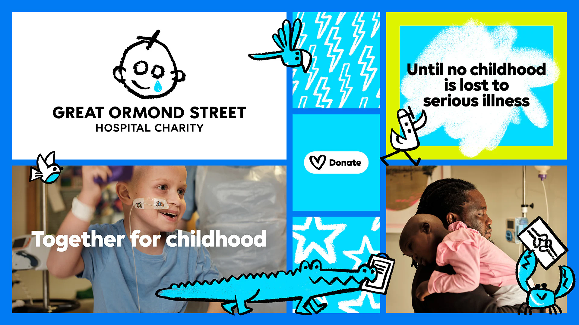 A new identity for Great Ormond Street Hospital Charity
