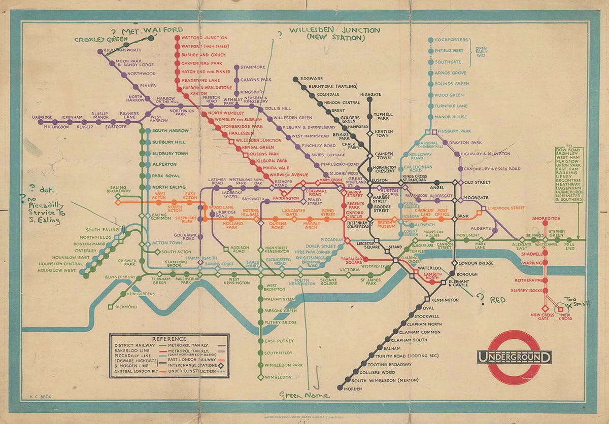 A new exhibition traces the visual history of the Tube