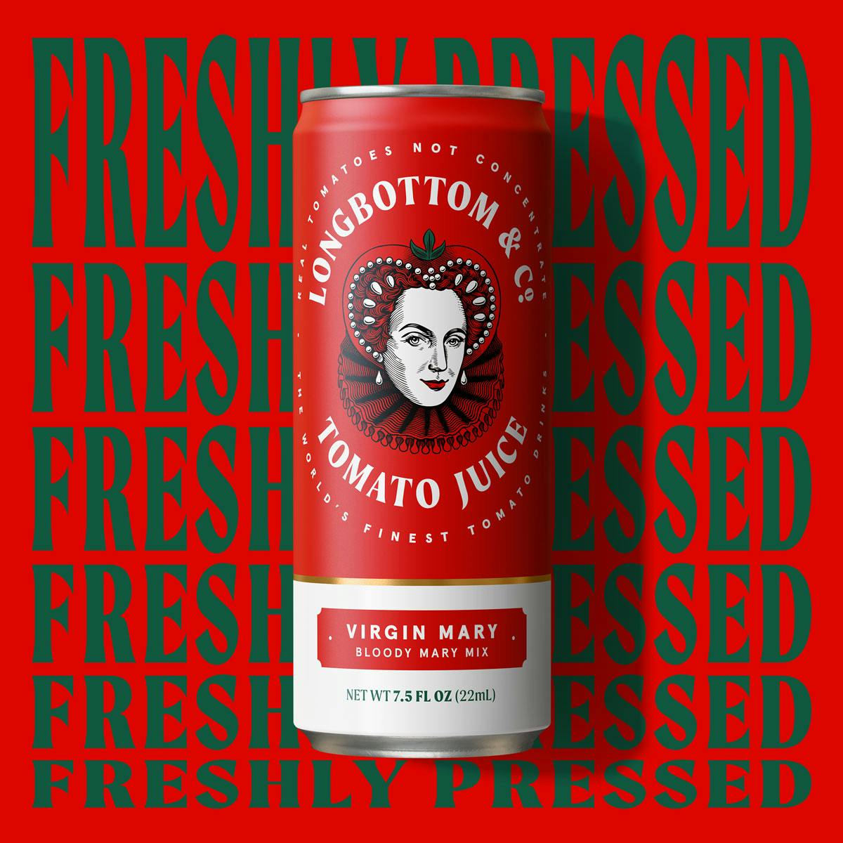 A fresh look for tomato juice brand Longbottom & Co