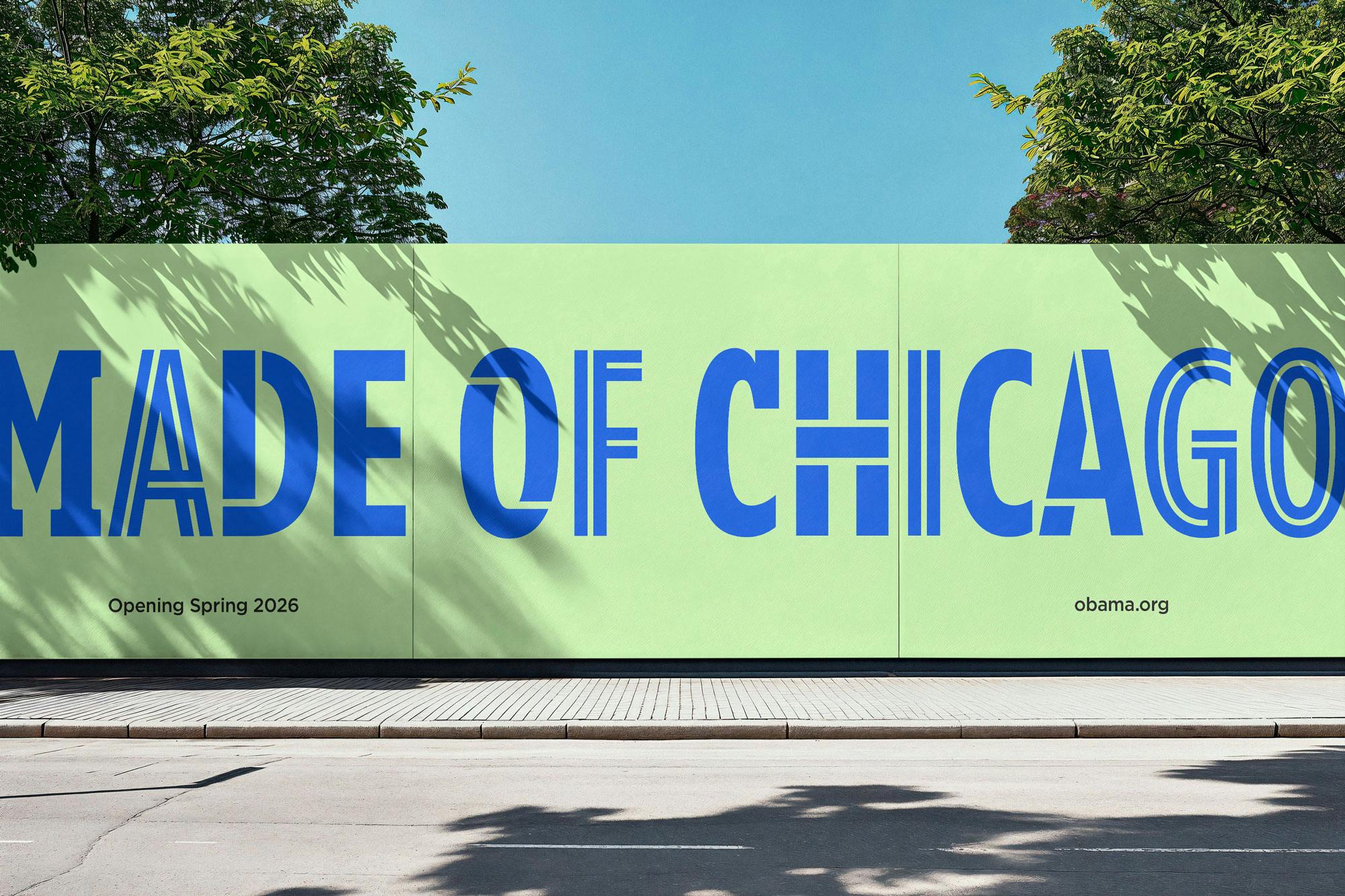 An optimistic new identity for the Obama Foundation