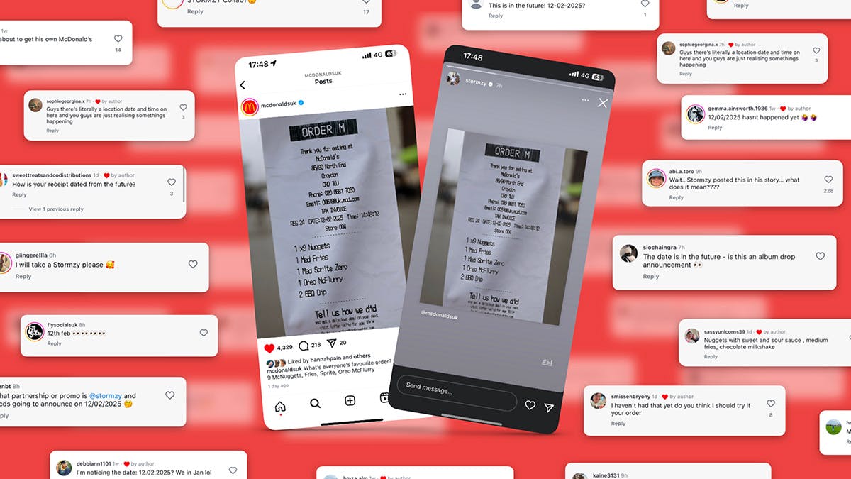 Stormzy takes over McDonald’s