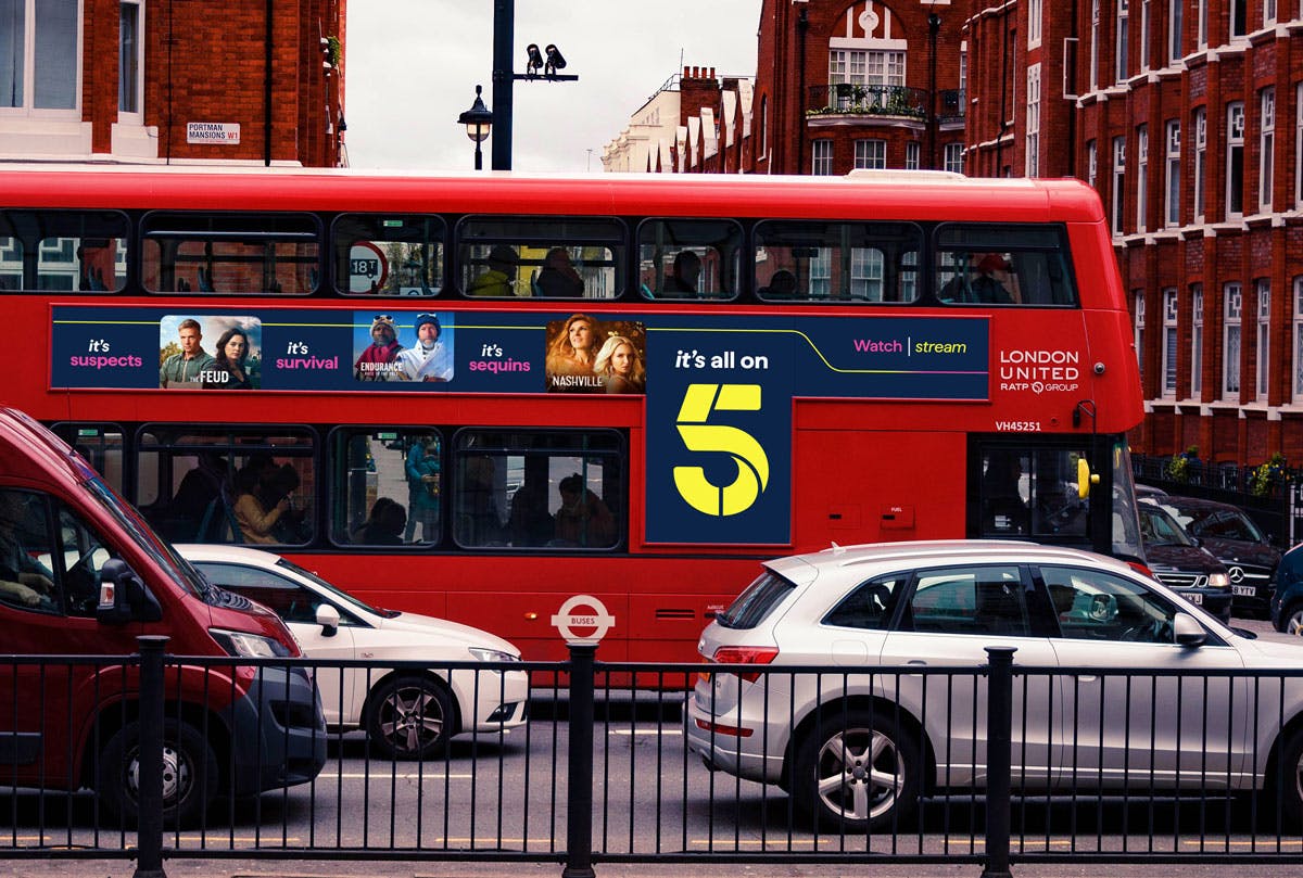 Channel 5’s brand refresh highlights its role in British culture