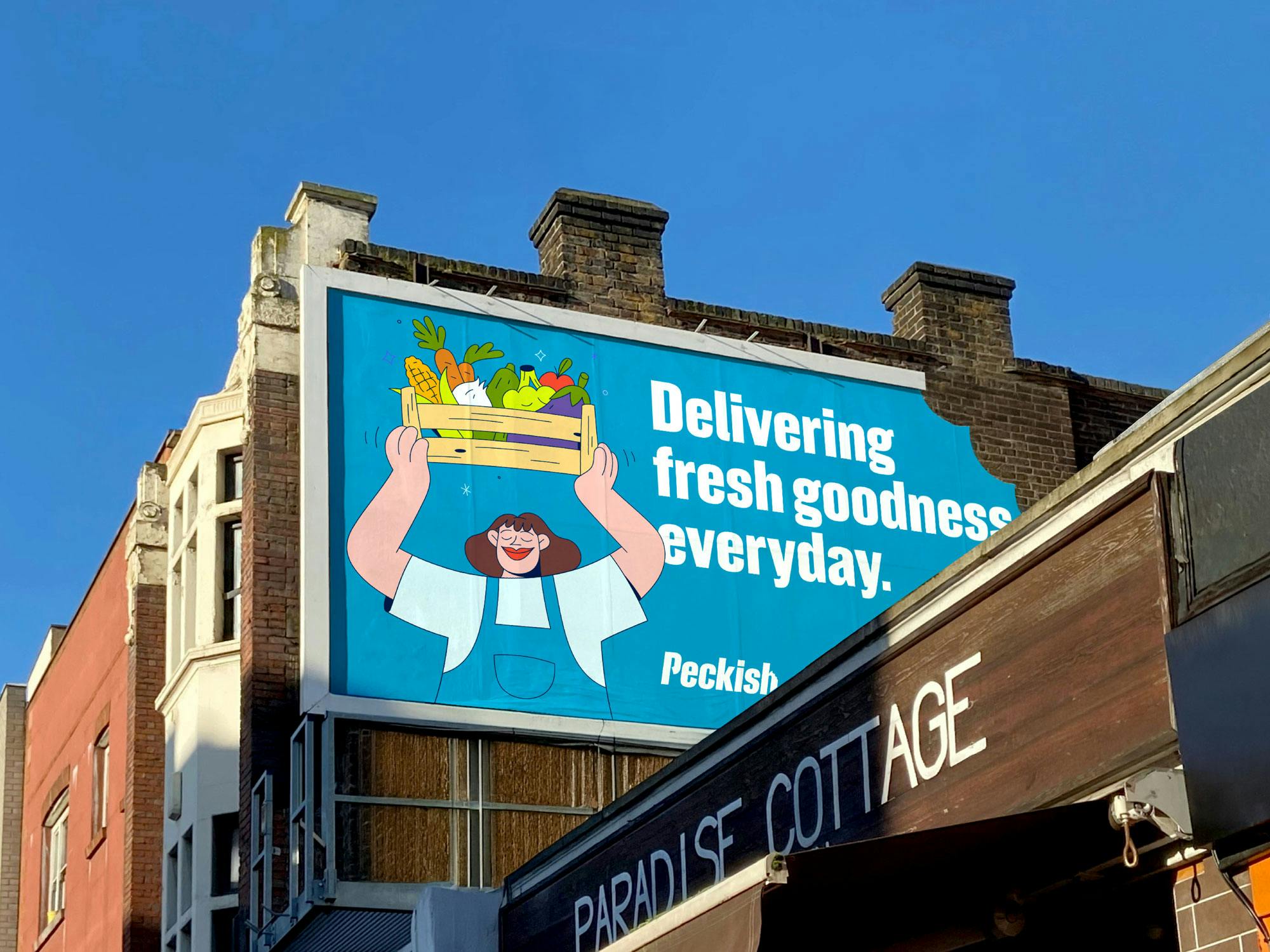 Peckish’s branding brings a local flavour to grocery deliveries