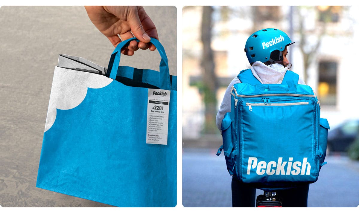 Peckish’s branding brings a local flavour to grocery deliveries