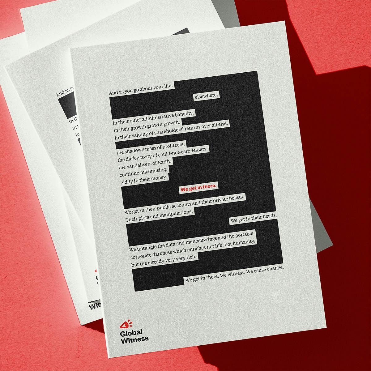 Global Witness launches a clean and confident identity