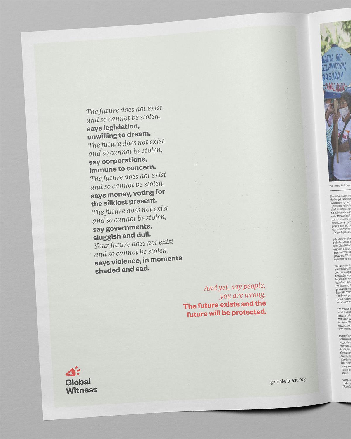 Global Witness launches a clean and confident identity