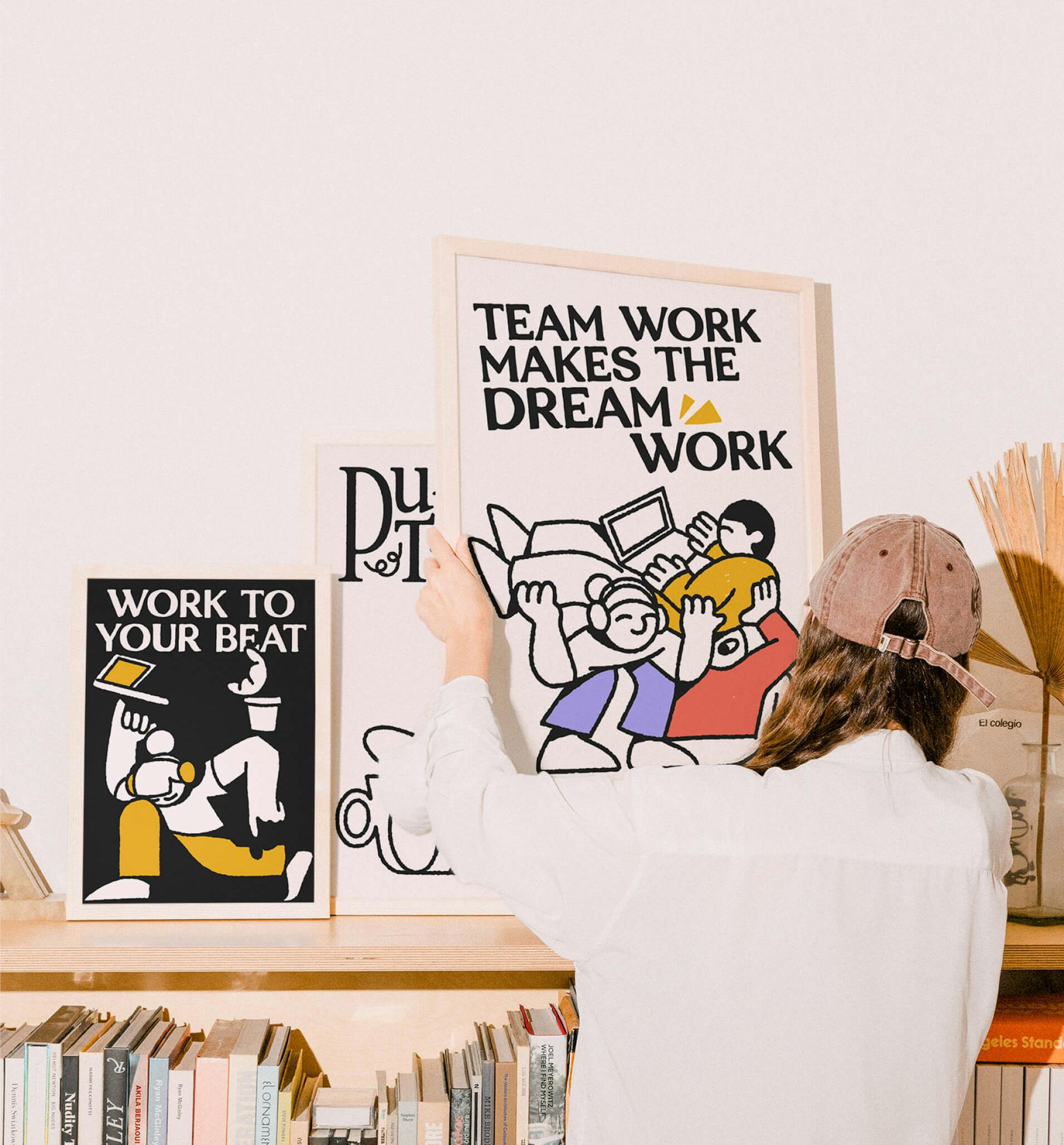 Studio Morfar creates jazz-inspired rebrand for Purpose Talent
