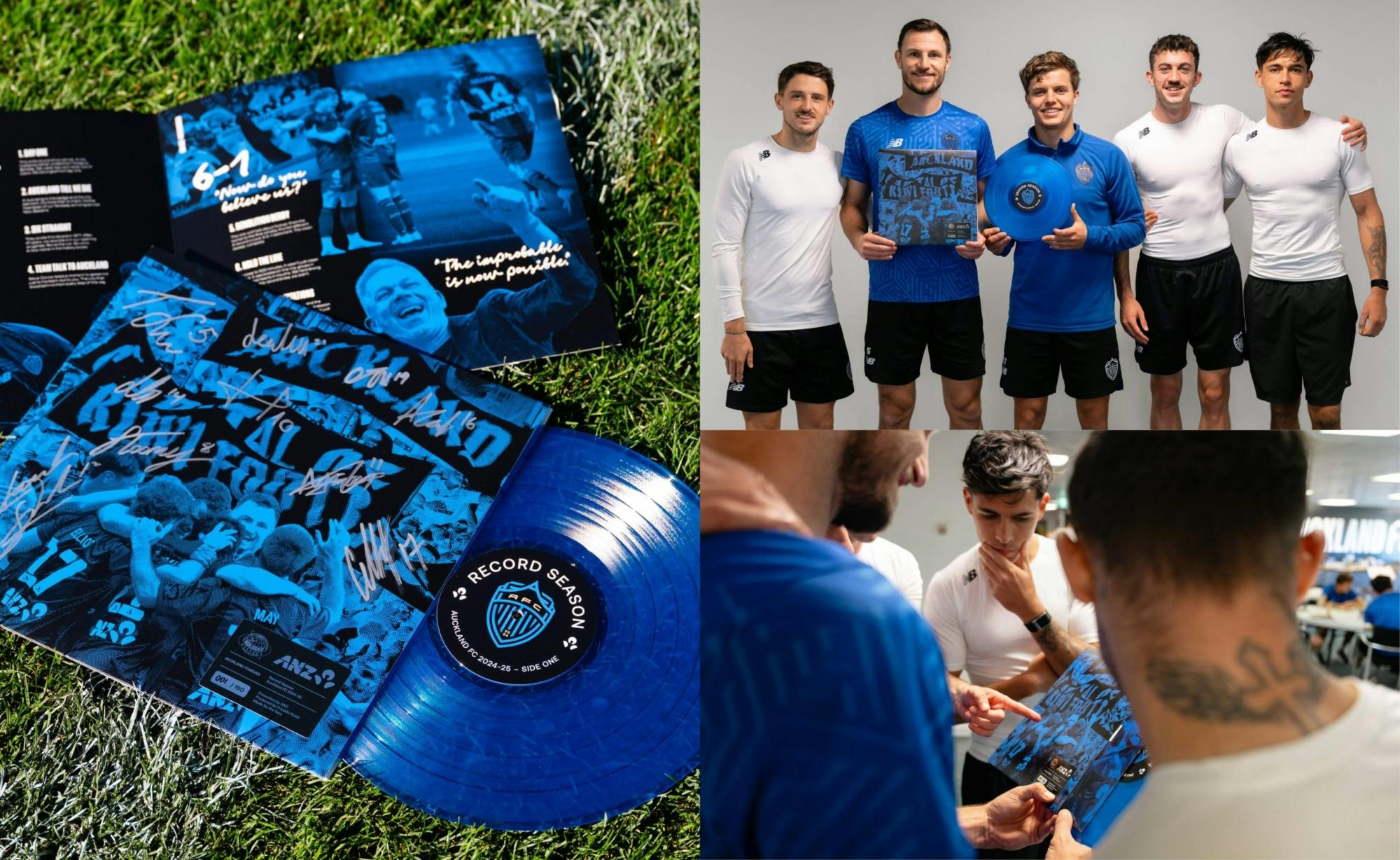 Auckland FC celebrates debut year with vinyl release