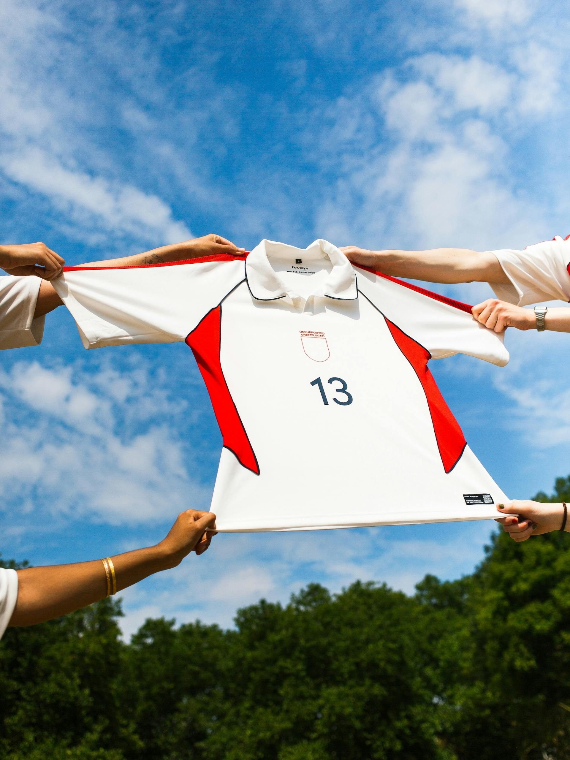Foudys and Truant create the first women’s retro football shirt