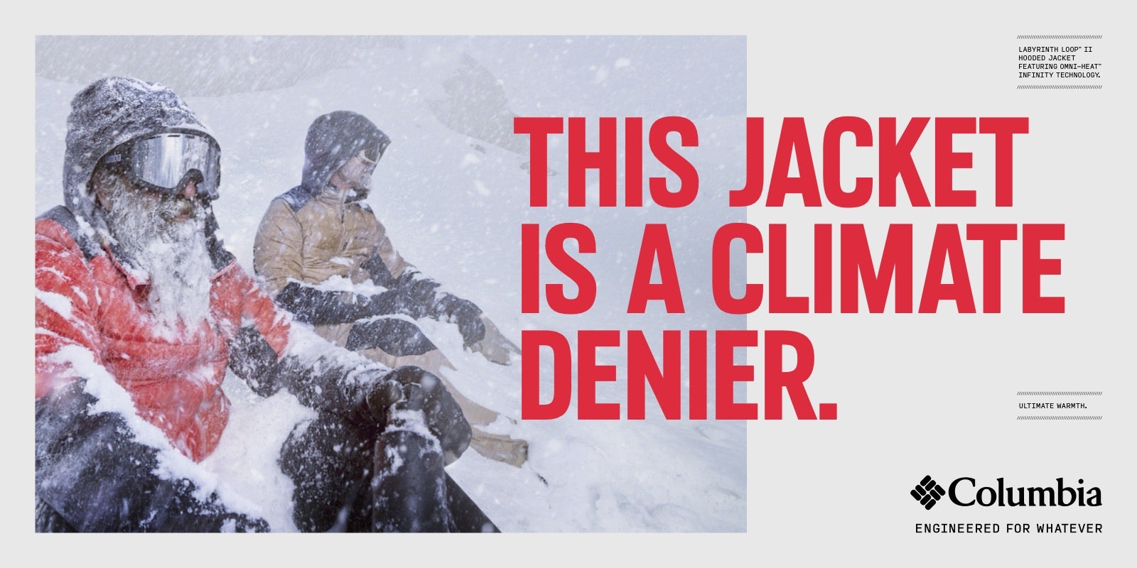 Columbia’s new campaign ditches outdoor category rules