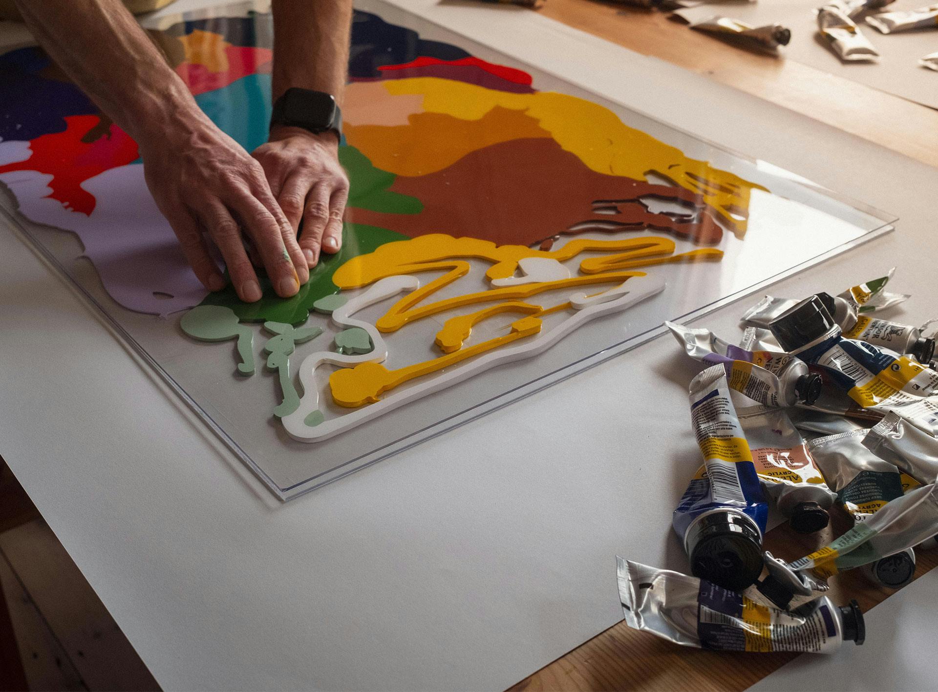 Daniel Eatock’s Full Spectrum reimagines painting as performance