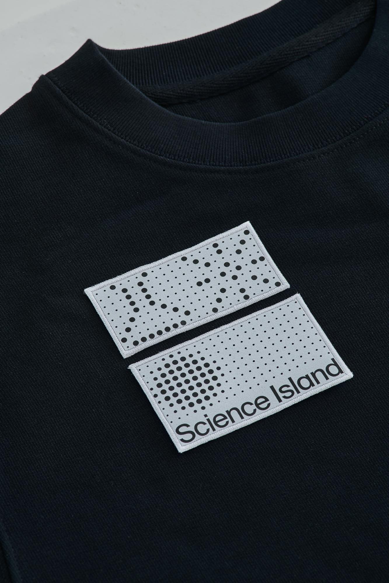 The humble dot forms the building blocks of Science Island’s new identity
