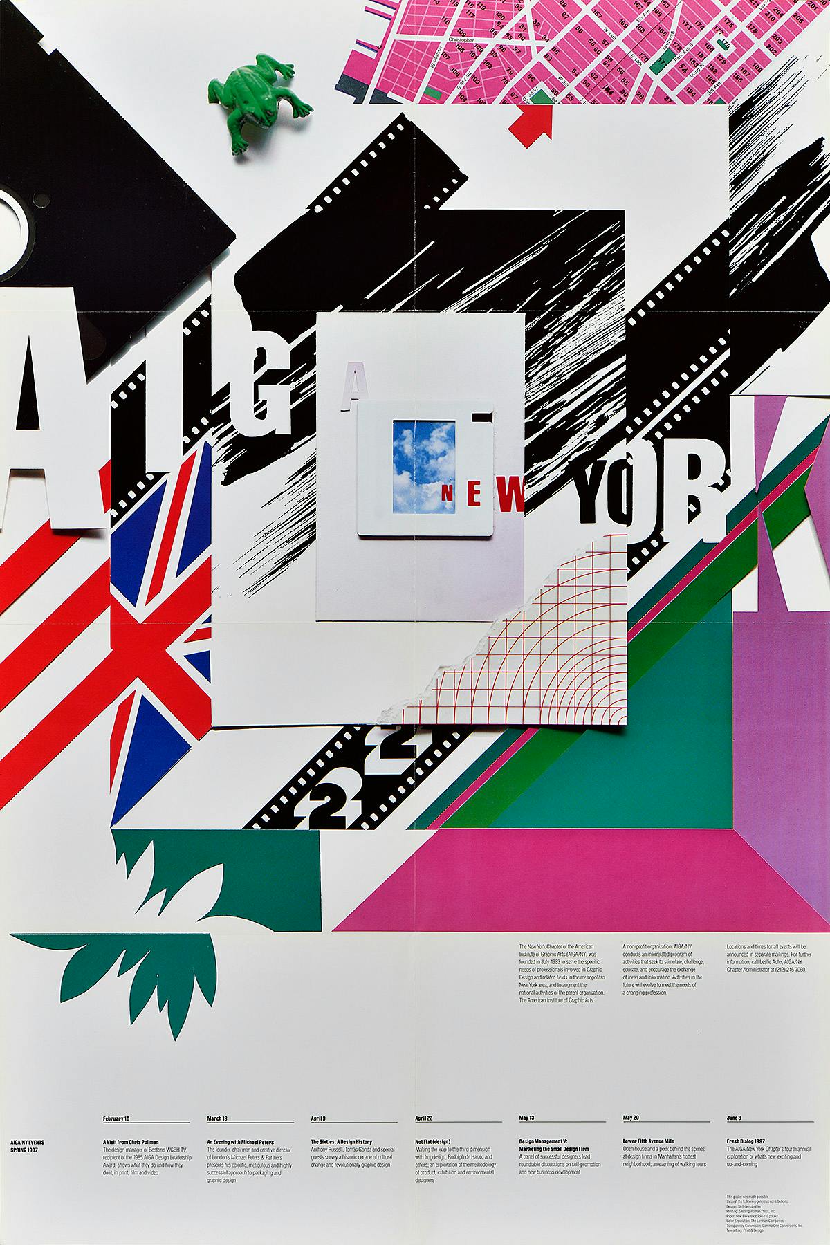 AIGA NY’s poster archive charts five decades of discourse and design