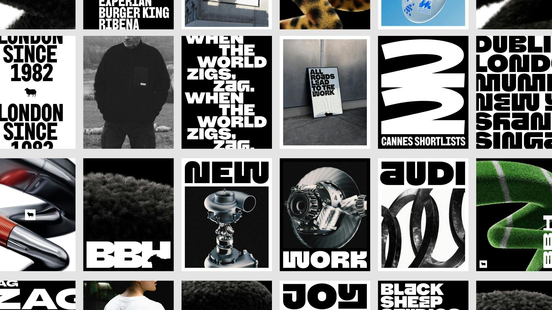 BBH’s new visual identity harks back to its founding ethos
