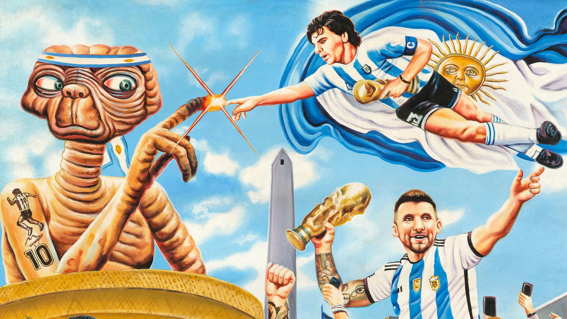 Football icons get the Ghanaian movie poster treatment