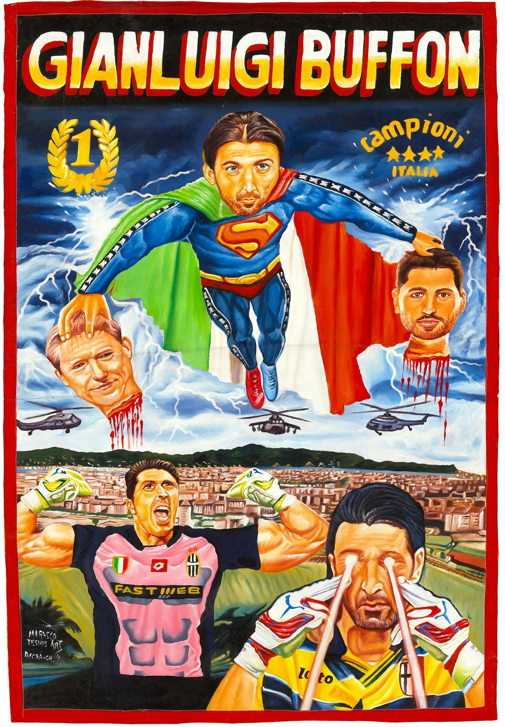 Football icons get the Ghanaian movie poster treatment